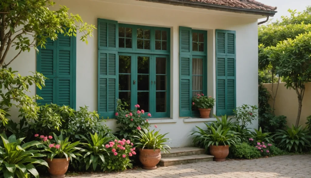 Secrets des persiennes en bois : charme et efficacité